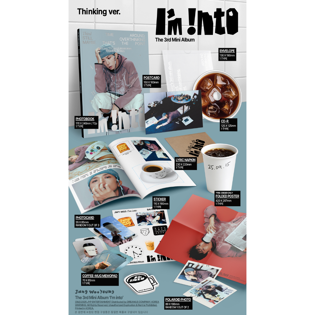 JANG WOOYOUNG - 3rd Mini Album [I’m into] (Random Ver.) – XD UNIVERSE